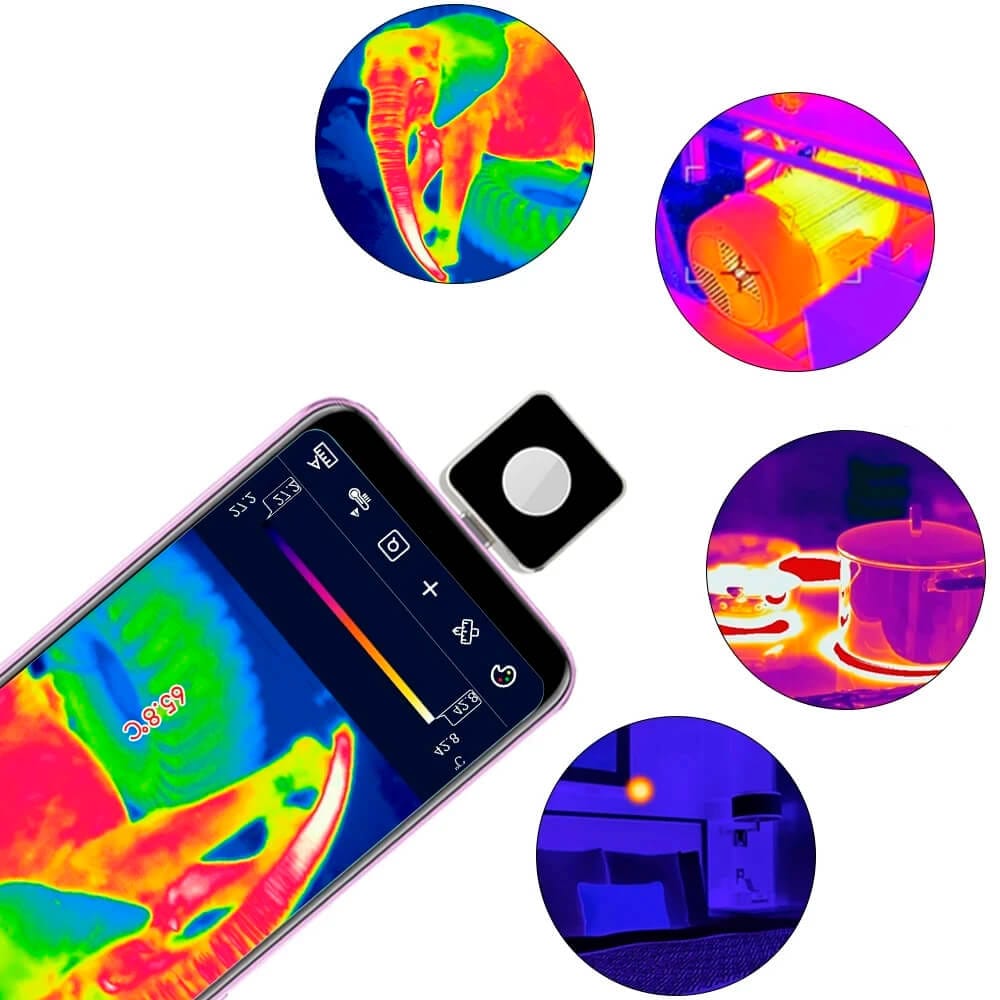 Camera Termográfica para Celular IP-328B - Impac Instrumentos de Medição