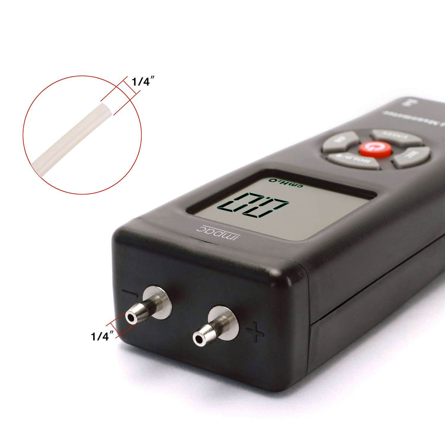 Medidor de Pressão Diferencial ±10PSI IP-102 Impac - Impac Instrumentos ...