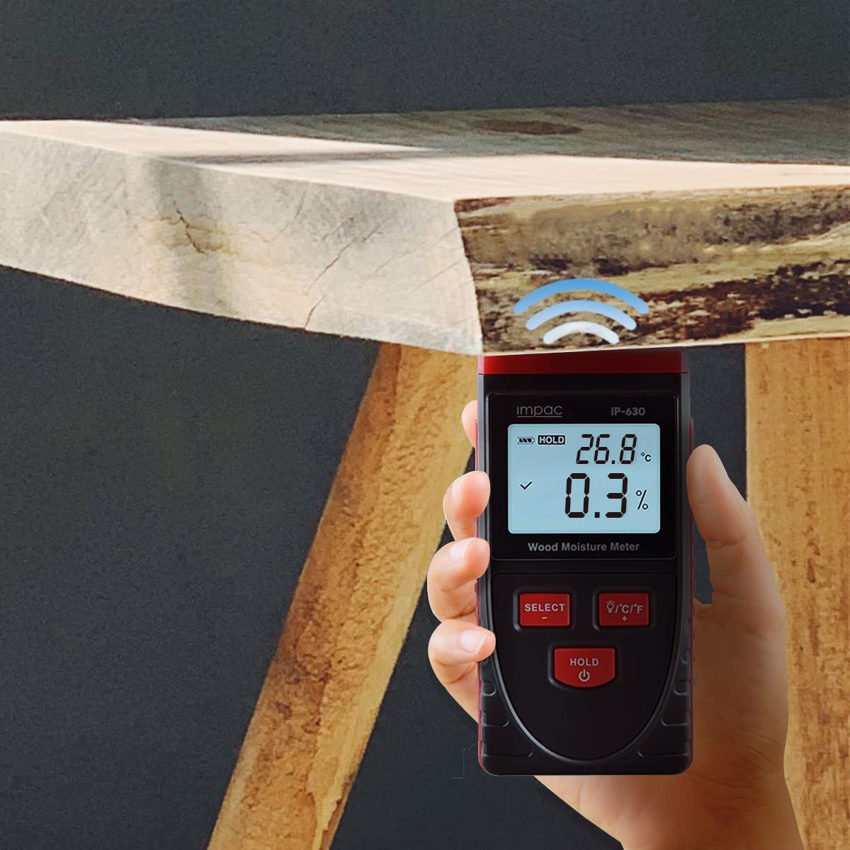 Medidor de Umidade para Madeira IP-630 Impac - Impac Instrumentos de ...