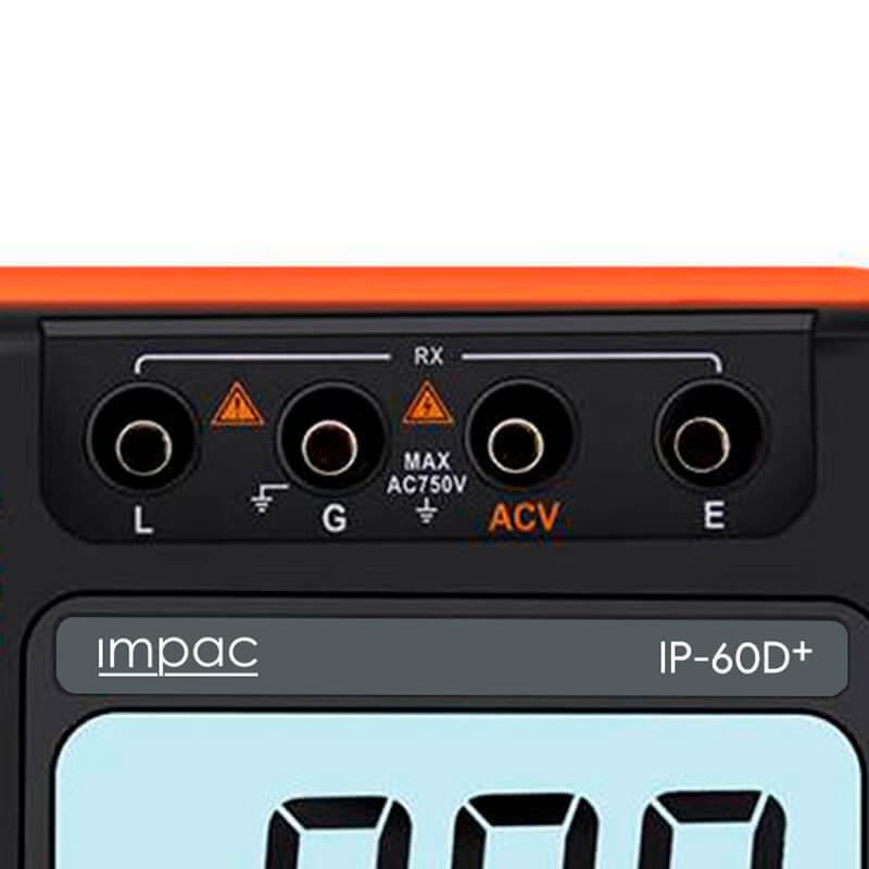 Megôhmetro Digital Portátil 2500V 20 GIGAOHMS IP-60D+ Impac - Impac ...
