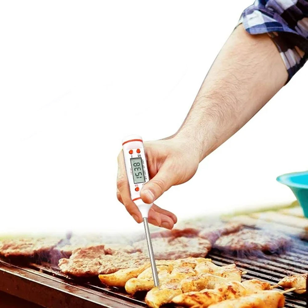 Termômetro Digital Culinário Tipo Espeto 300ºC - Alimentos e Líquidos ...