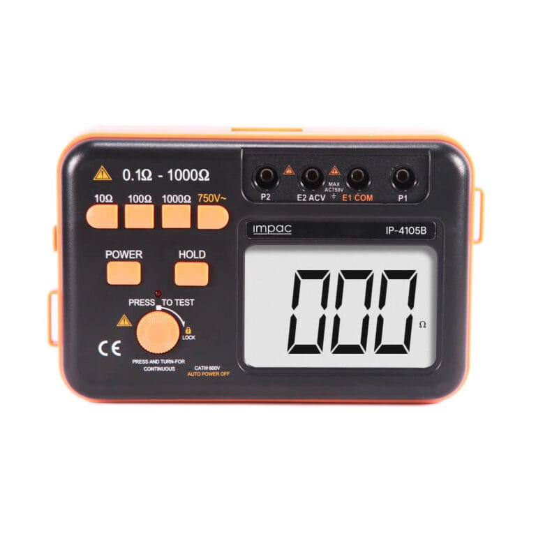 Terrômetro Digital 1000 Ohm 750V IP-4105B Impac - Impac Instrumentos de ...