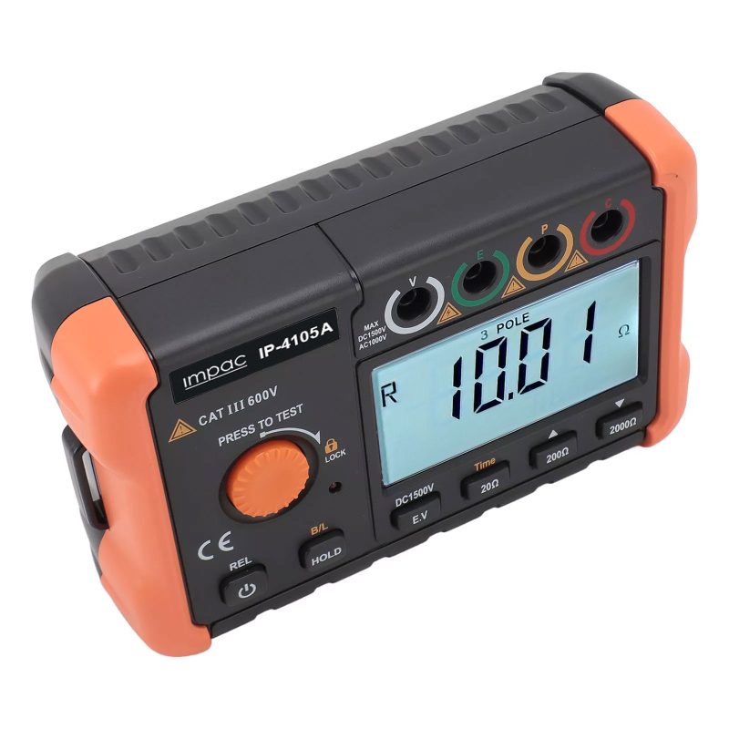 Terrômetro Digital AC/DC CAT III 2000Ohms IP-4105A Impac - Impac ...