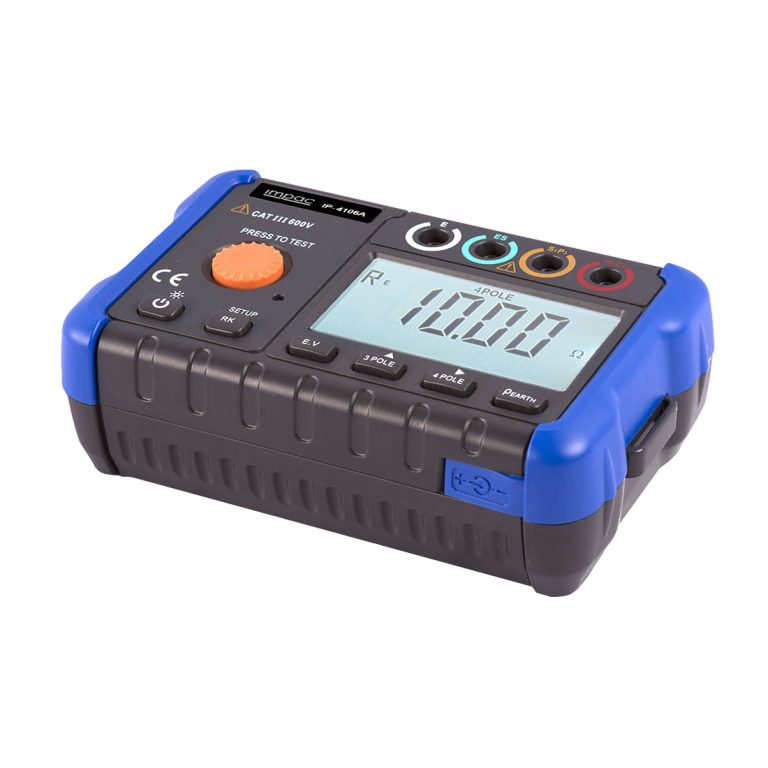 Terrômetro Digital 4 Hastes Resistividade Do Solo IP-4106A Impac ...